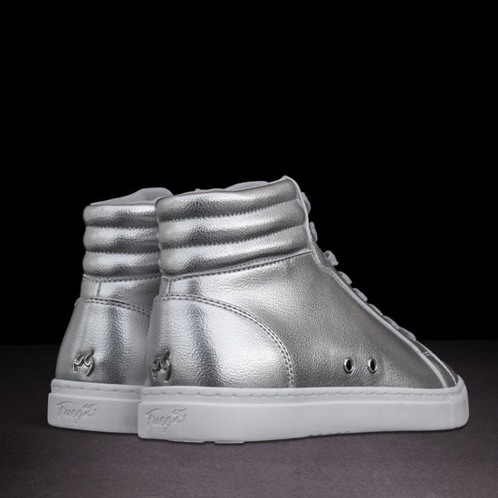 Silver | High-top Dance Sneaker – Fuego, Inc.