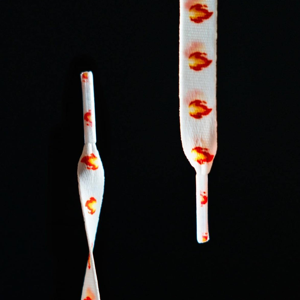 Laces | (Fire / White) – Fuego, Inc.