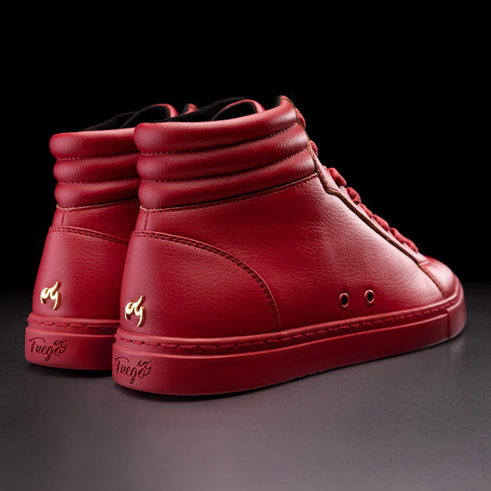Red | Dance Sneaker | High-top – Fuego, Inc.
